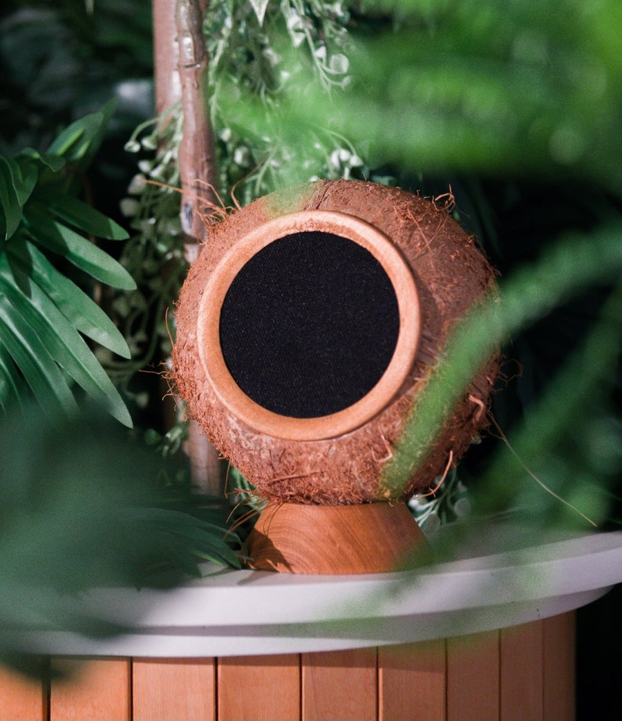 The Coconut Speaker by Cocobo, a tropical Bluetooth speaker